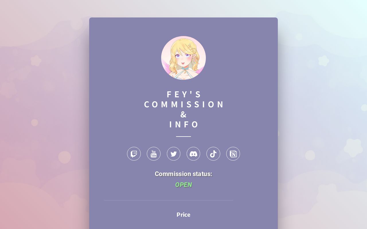 Fey Yumemiru's Commissions & Info